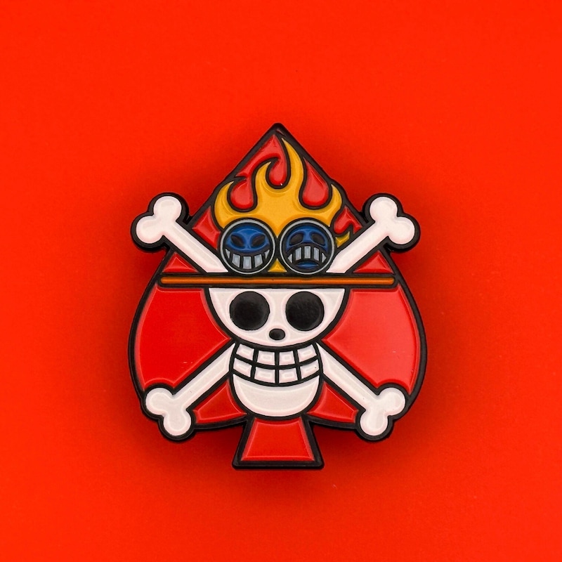 One Piece Ace Buttons - Etsy