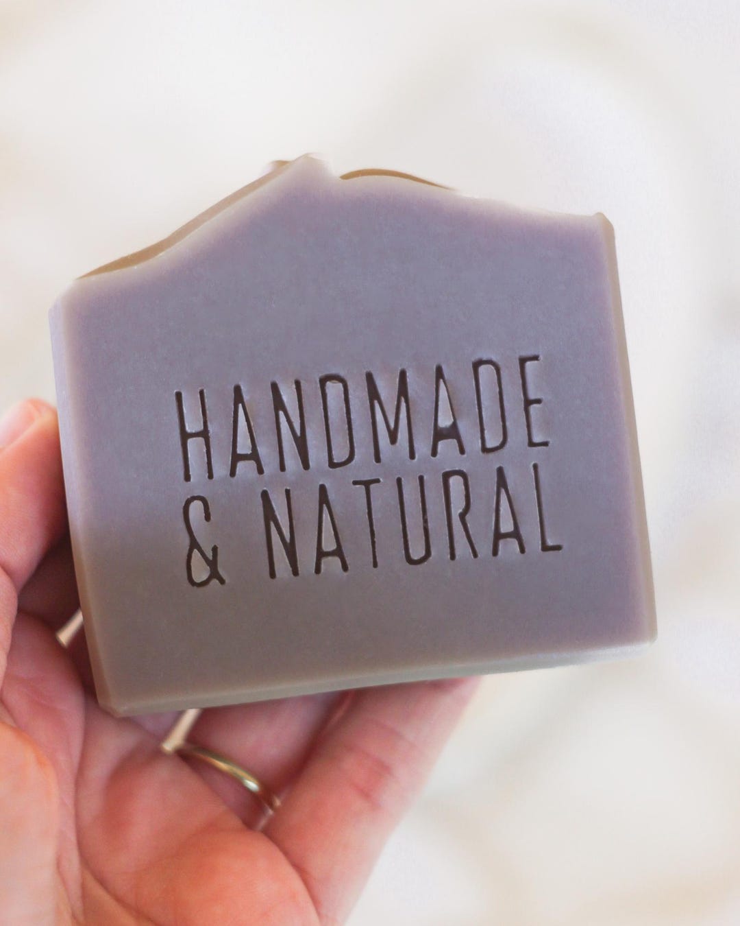Soap Stamp 'handmade and Natural' Custom Stamp for Handmade Soaps ...