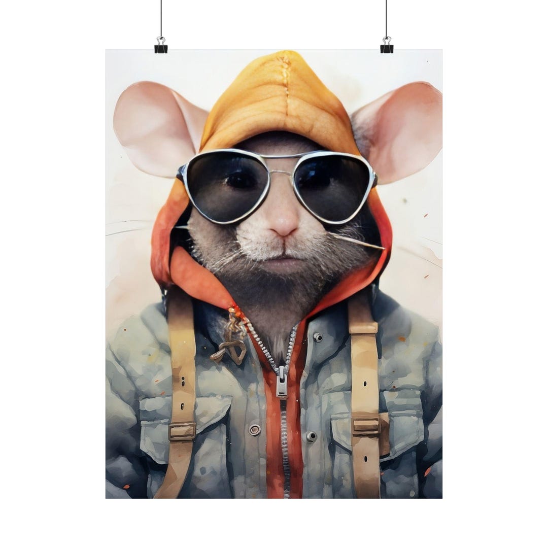 A Tiny Trendsetter Matte Vertical Posters - Etsy