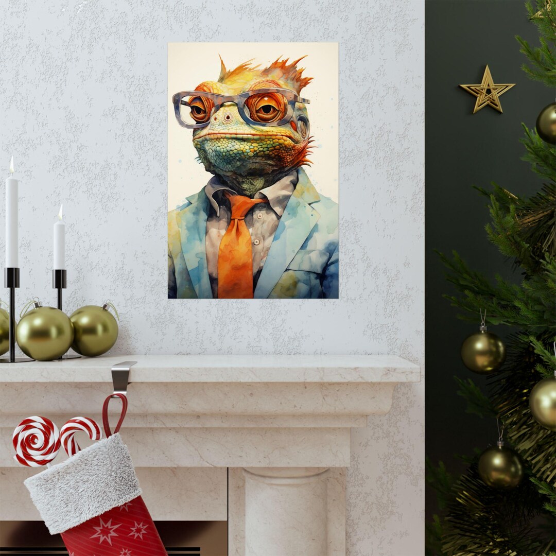 Chameleon Chroma Chic Matte Vertical Posters - Etsy