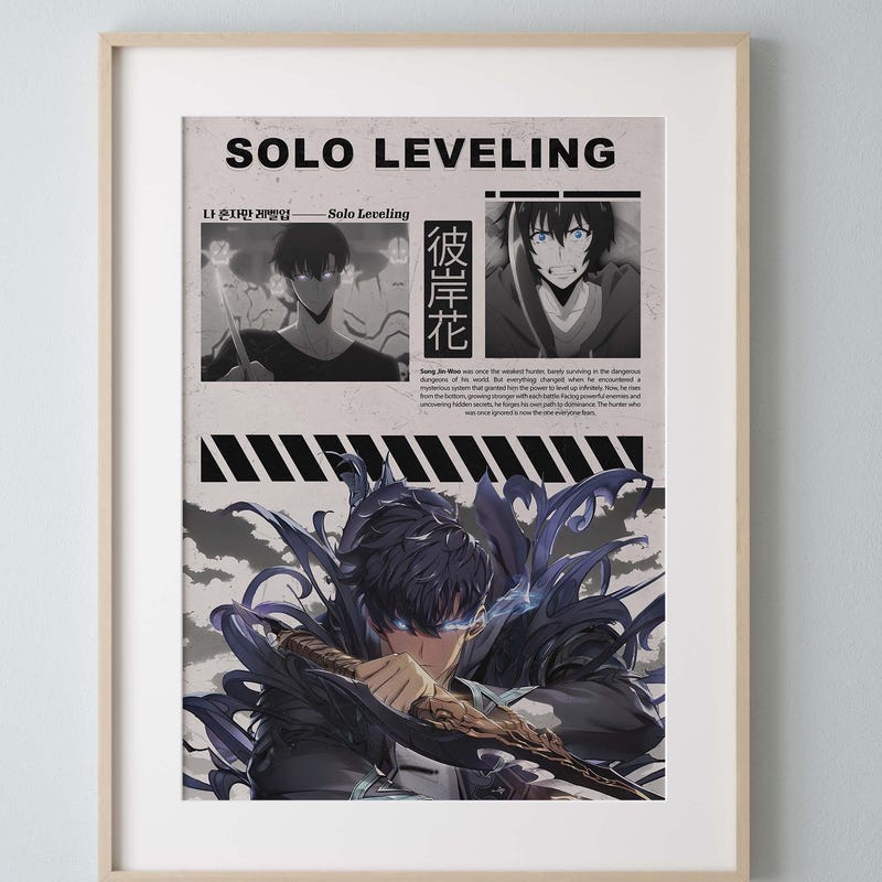 Solo Leveling Poster - Etsy