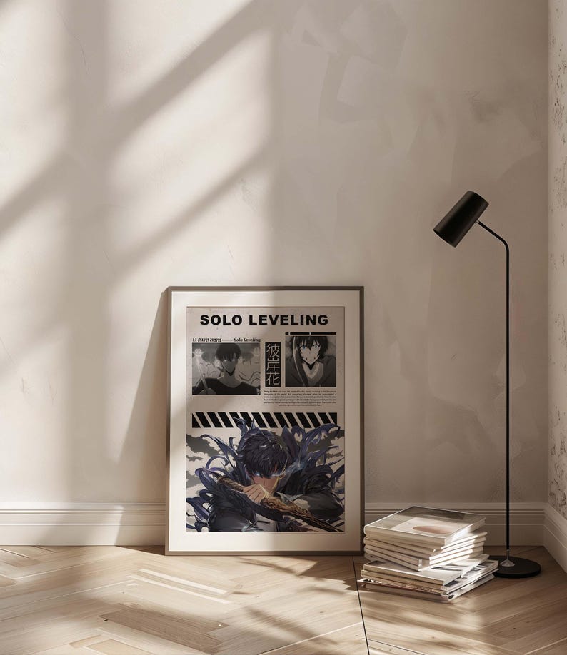 Solo Leveling Poster, Anime Solo Leveling, Solo Leveling Wall Decor ...