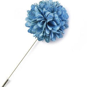 Buttonhole. Fabric Flower Buttonhole - Lapel Pin - Flower Brooch ...