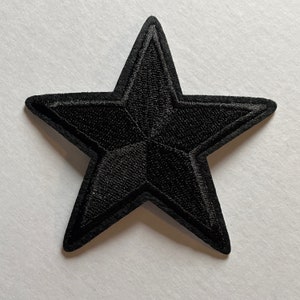 Iron on Patches. Star Shaped Iron on Patches. Extra Large 9 Cm (3.54 ...