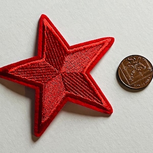 Iron on Patches. Star Shaped Iron on Patches. Extra Large 9 Cm (3.54 ...