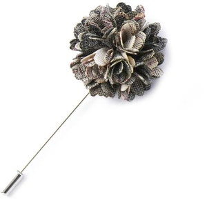 Buttonhole. Fabric Flower Buttonhole - Lapel Pin - Flower Brooch ...