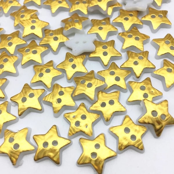 Star Shaped Buttons - Etsy