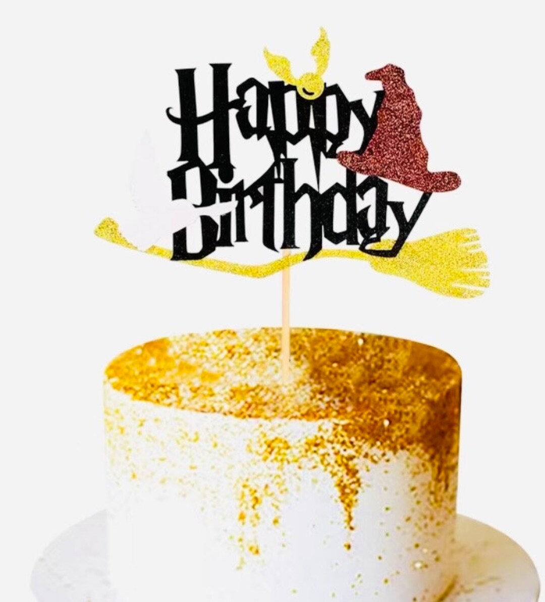 Wizard Birthday Cake Toppers - Medium to Large Cake Topper And/or ...