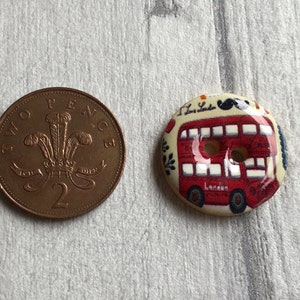 Vintage Style London Wooden Buttons, Scrapbooking, Crafts (25mm) - Etsy