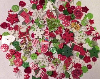Christmas Buttons | Etsy