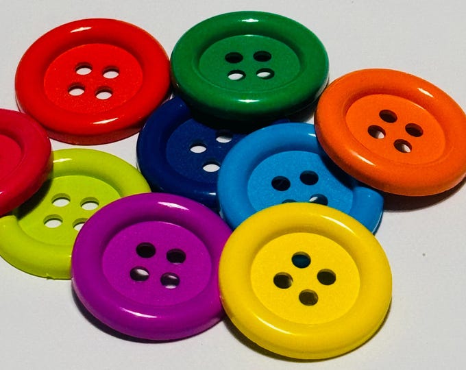 Chunky Extra Large 34mm Statement Buttons. Single Chunky Plastic Button ...
