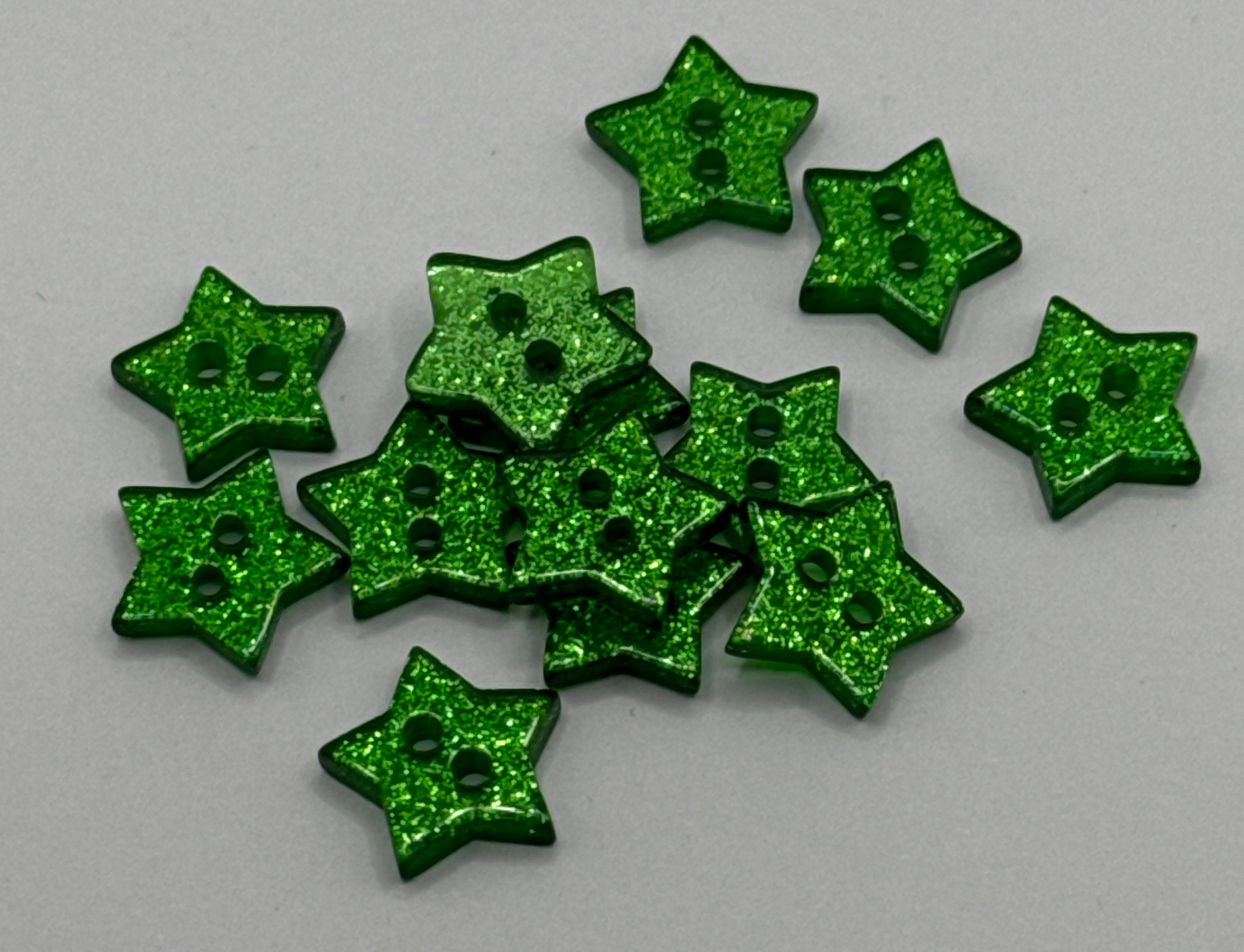 Glitter Resin Star Buttons – Sparkly Craft Supplies (10 Pack) - Etsy