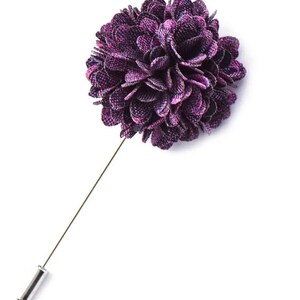 Buttonhole. Fabric Flower Buttonhole - Lapel Pin - Flower Brooch ...