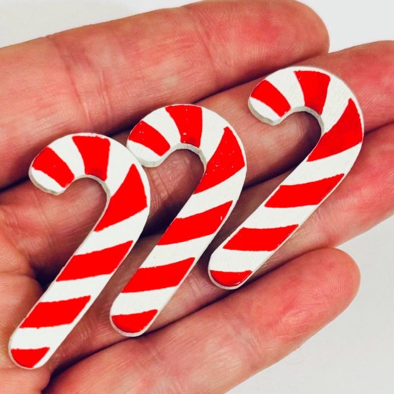 Miniature Candy Canes - Etsy