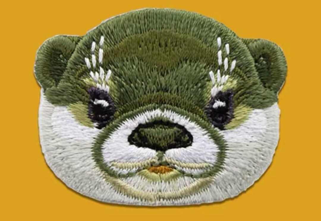 Iron on Baby Animal Patches. Beautifully Detailed Animal Head Shaped ...