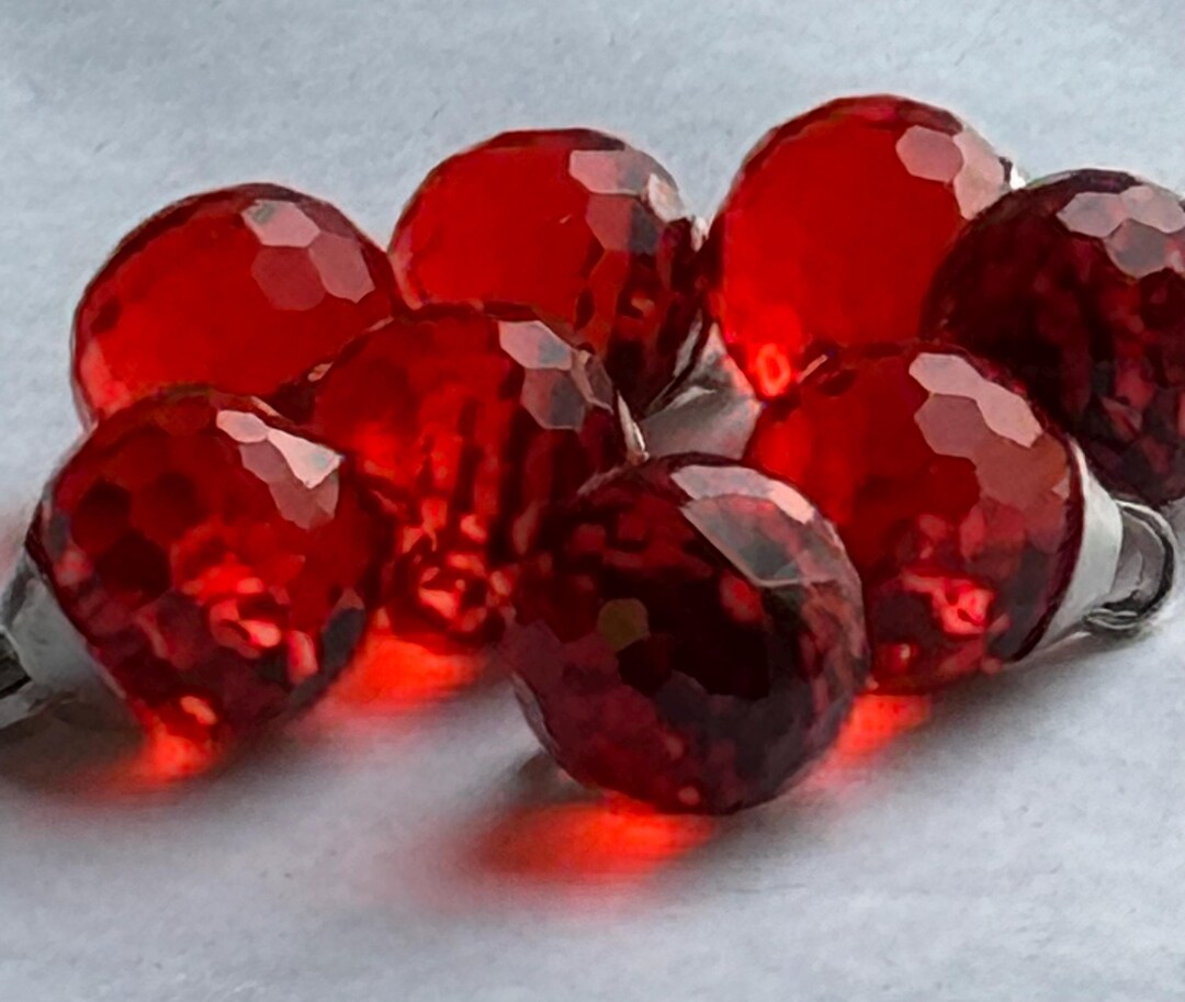 Crystal Ball Resin Buttons - Multifaceted Sew-on Knitwear ...