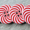 British Themed London Wooden Buttons X 9. Round Wooden Buttons in 2 ...