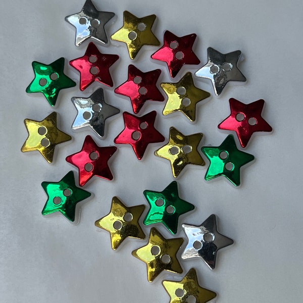 Star Shaped Buttons - Etsy