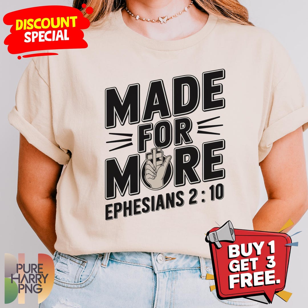 Made for More PNG | Christian Quote PNG | Faith Sublimation | Religious ...
