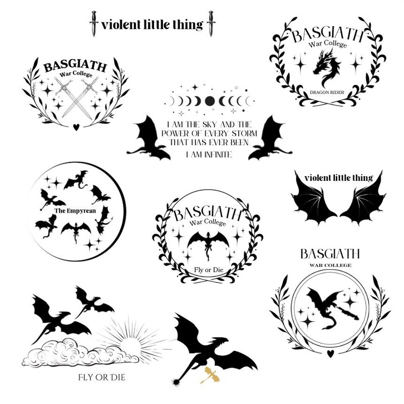 Fourth Wing Svg - Etsy