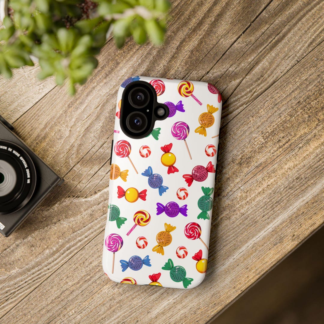 Fun Candy Pattern Cell Cover, Lollies and Sweeties Tough Phone Case ...