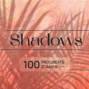 100 Procreate Shadow Stamps, Procreate Shadow Brushes, Brushes ...
