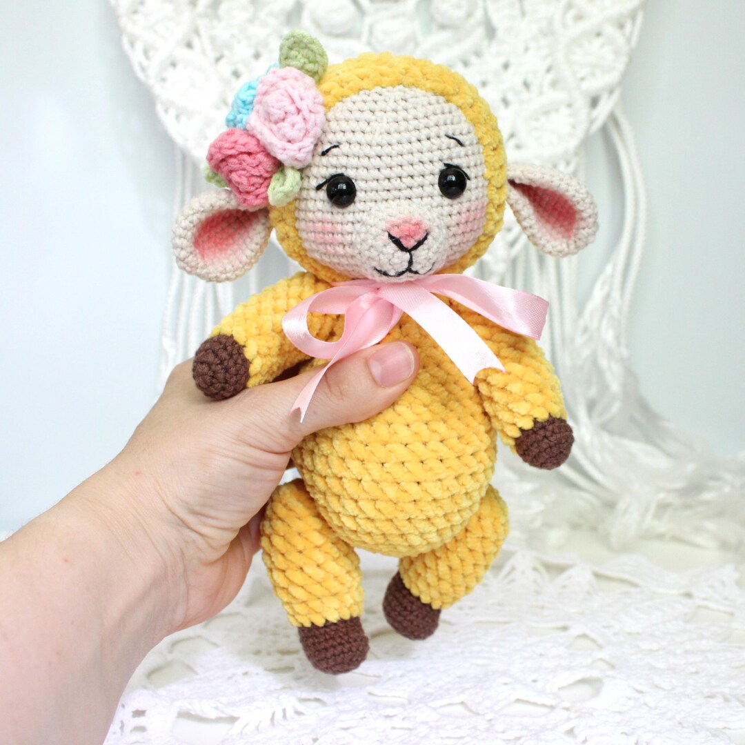 Crochet Lamb Pattern PDF Amigurumi Sheep Ram Stuffed Animal Toy Crochet ...