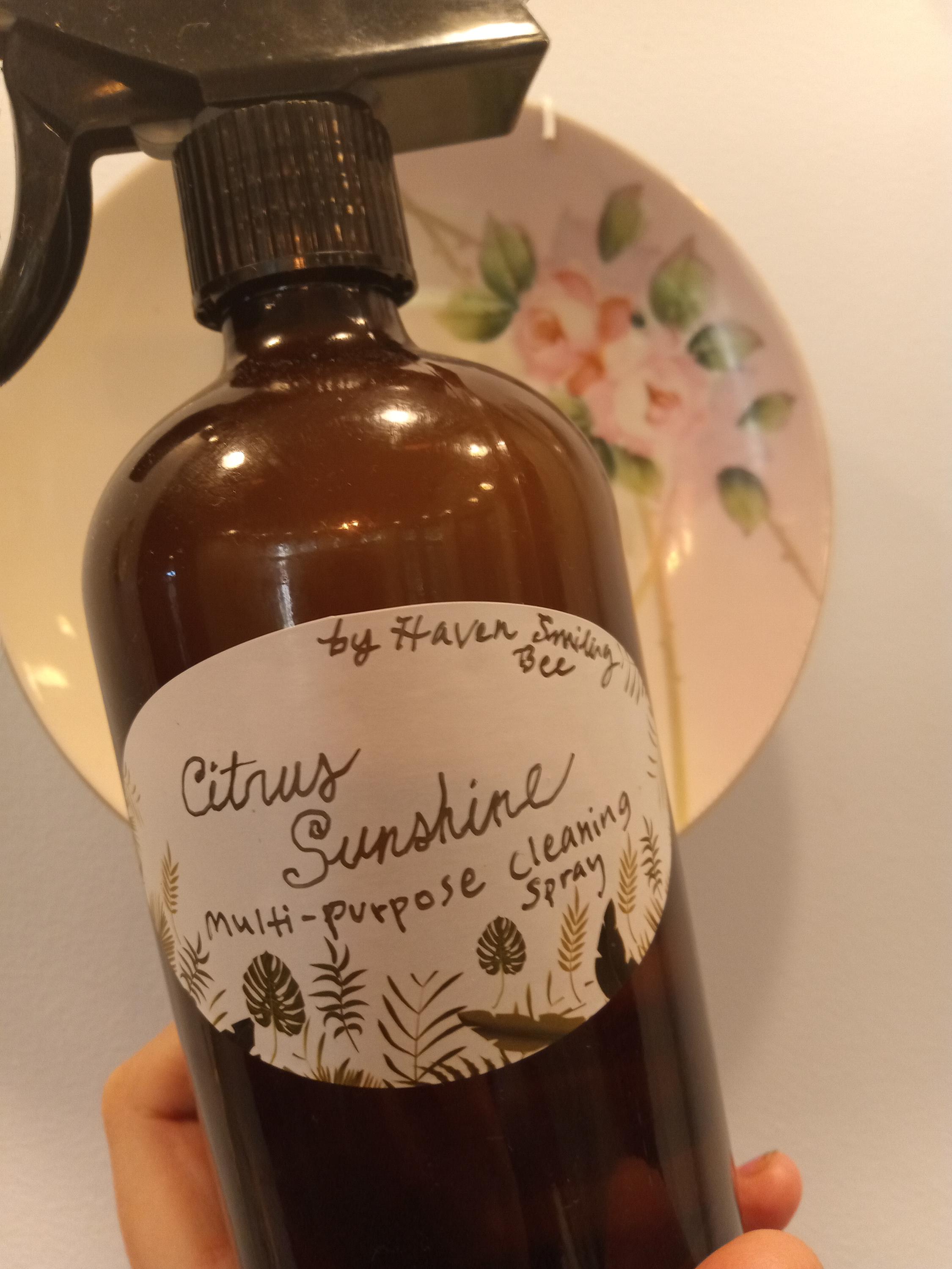 Citrus Sunshine Cleaning Spray/citrus Cleaner/all Purpose Spray/pure ...
