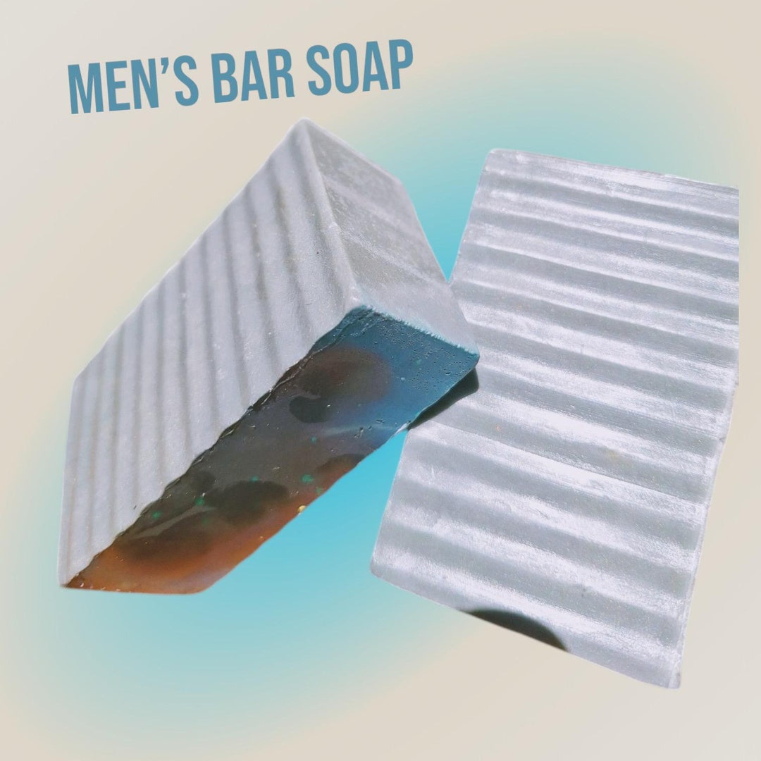 Mens Bar Soaps/man Cave Scent/mens Gift/natural Handcrafted Bar Soaps ...