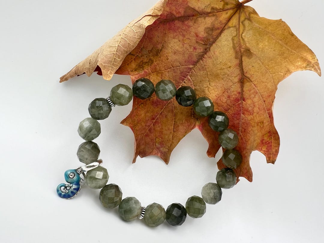 Pandora Themed Crystal Bracelet,gemstones,jewelry,green Rutilated ...