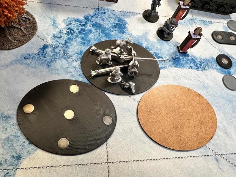 Bolt Action Magnetized 3D Printed Bases Infanty Sniper Mortar Artillery ...