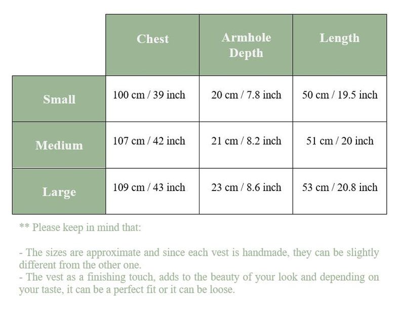 SHADI Vest - Model: Termeh (blue), Front Open, All Seasons, Turquoise ...
