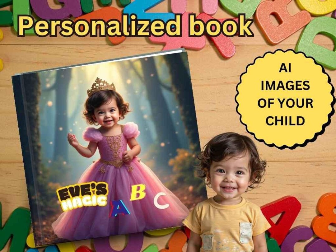 Personalized ABC Book Gift for Kids Custom Book Toddler Gifts Custom ...