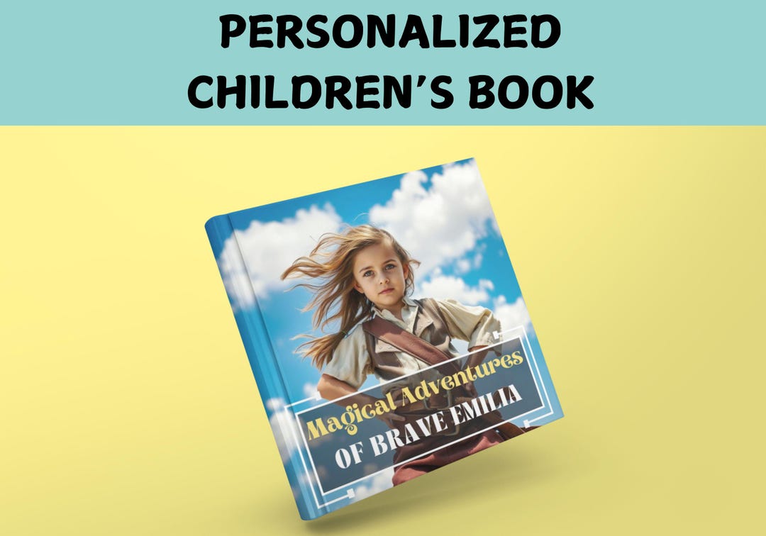 Custom Book Gift for Kids, Custom Name Book With Child Photo, Birthday ...