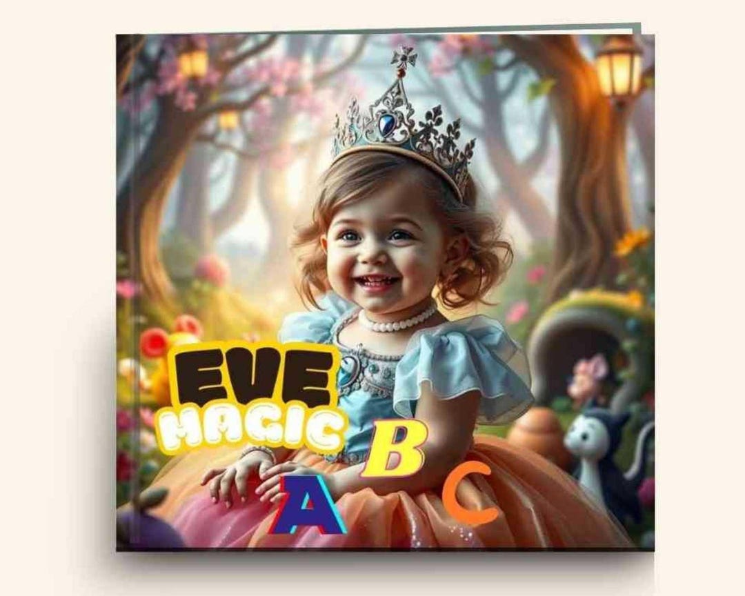 Personalized ABC Book for Kids, Custom Name Learning Book With Child ...