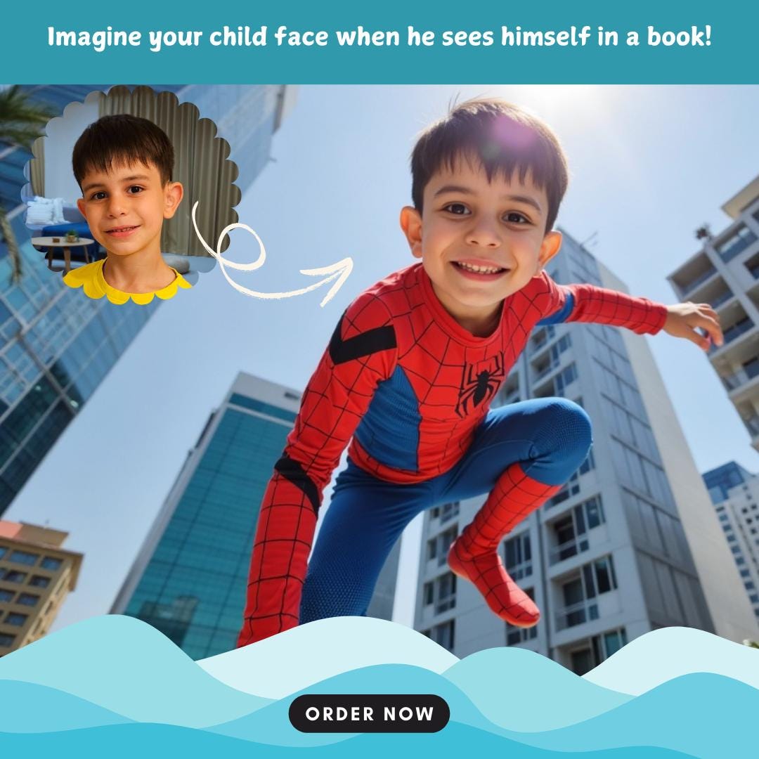 Personalized Photo Story Book - Super Hero - Birthday Personalized ...
