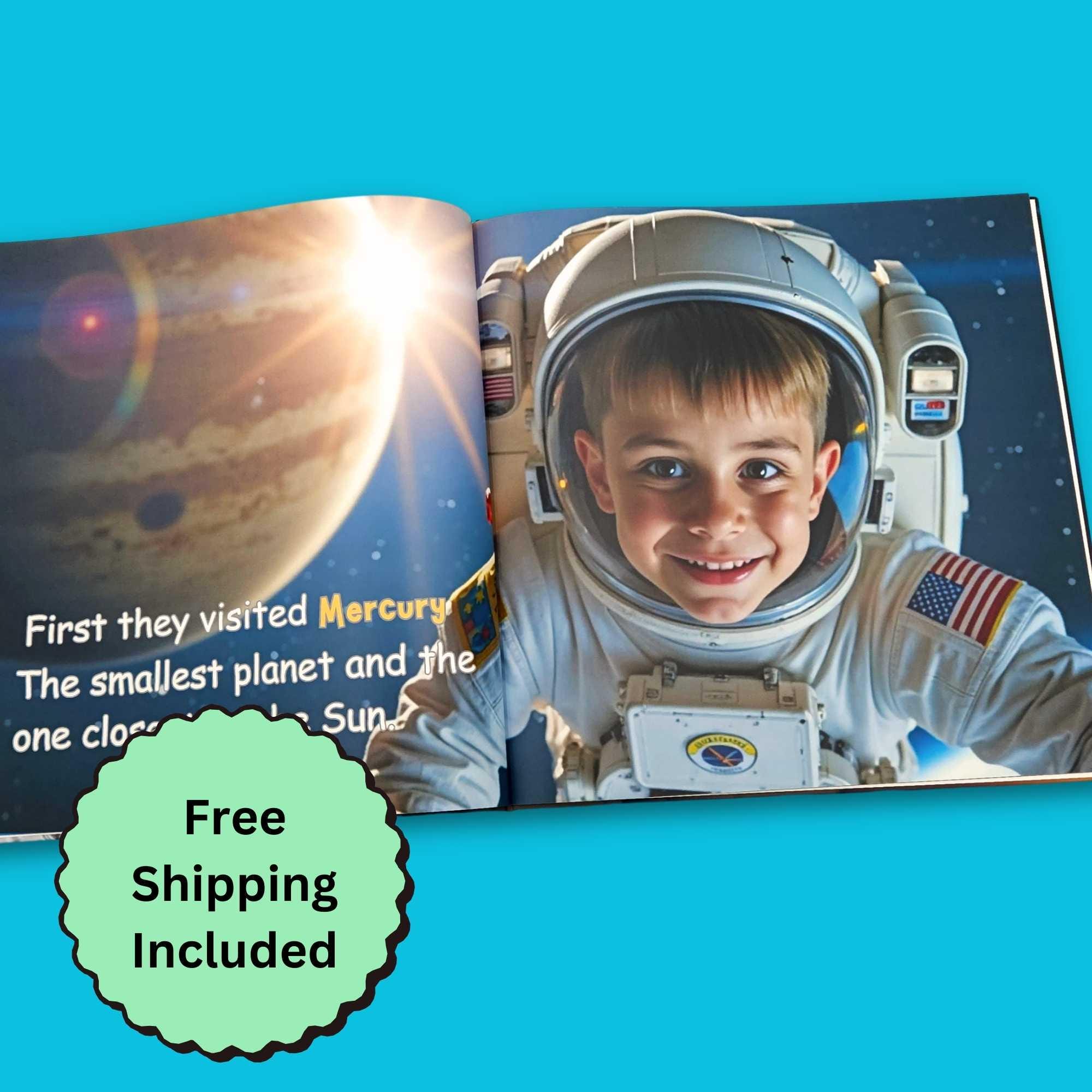 Personalized Children's Book - Astronaut Adventure, Custom AI Photo ...