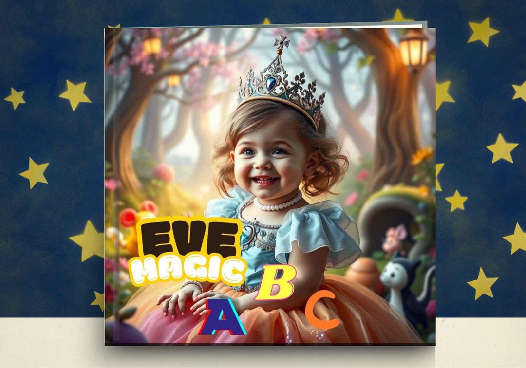 Personalized ABC Book With AI Photos Gift for Kids Custom Book Toddler ...