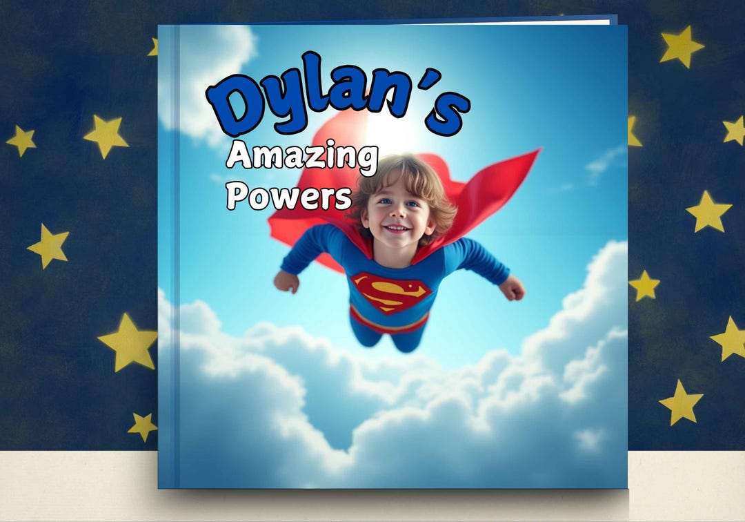 Personalised Kids Book - Super Hero Theme! Custom Story for Child ...