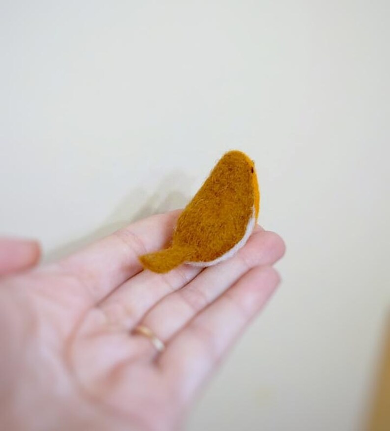 Robin Figurine Wool Felted Miniature Animals Miniature Robin Ornaments ...