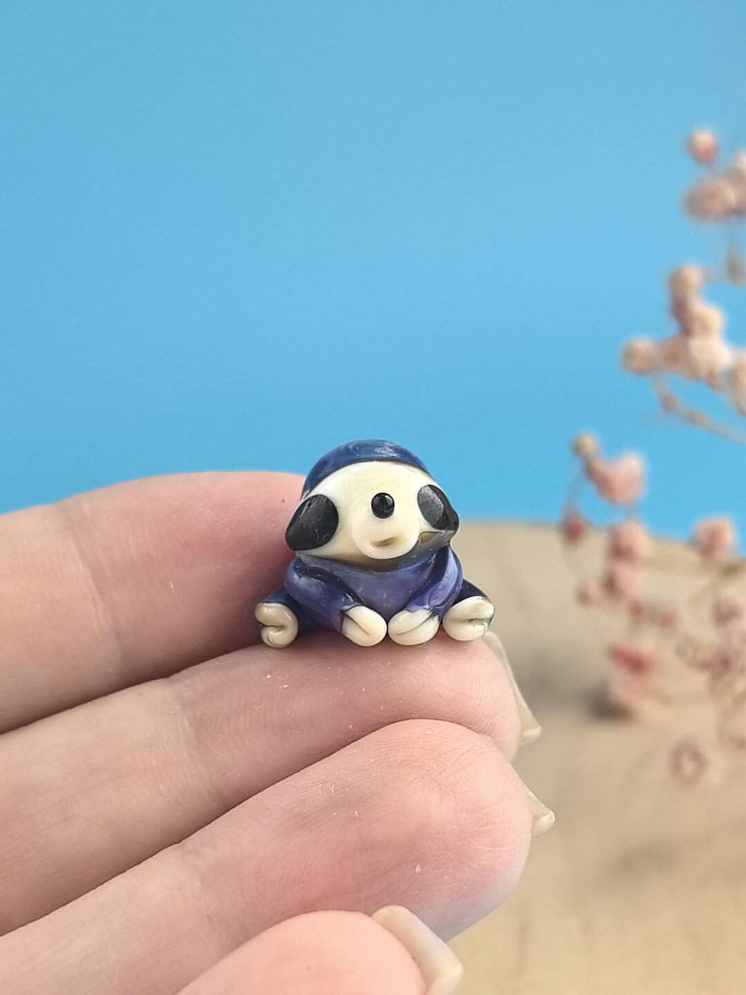 Glass Sloth Figurine Miniature Animals for Aquarium or Terrarium ...