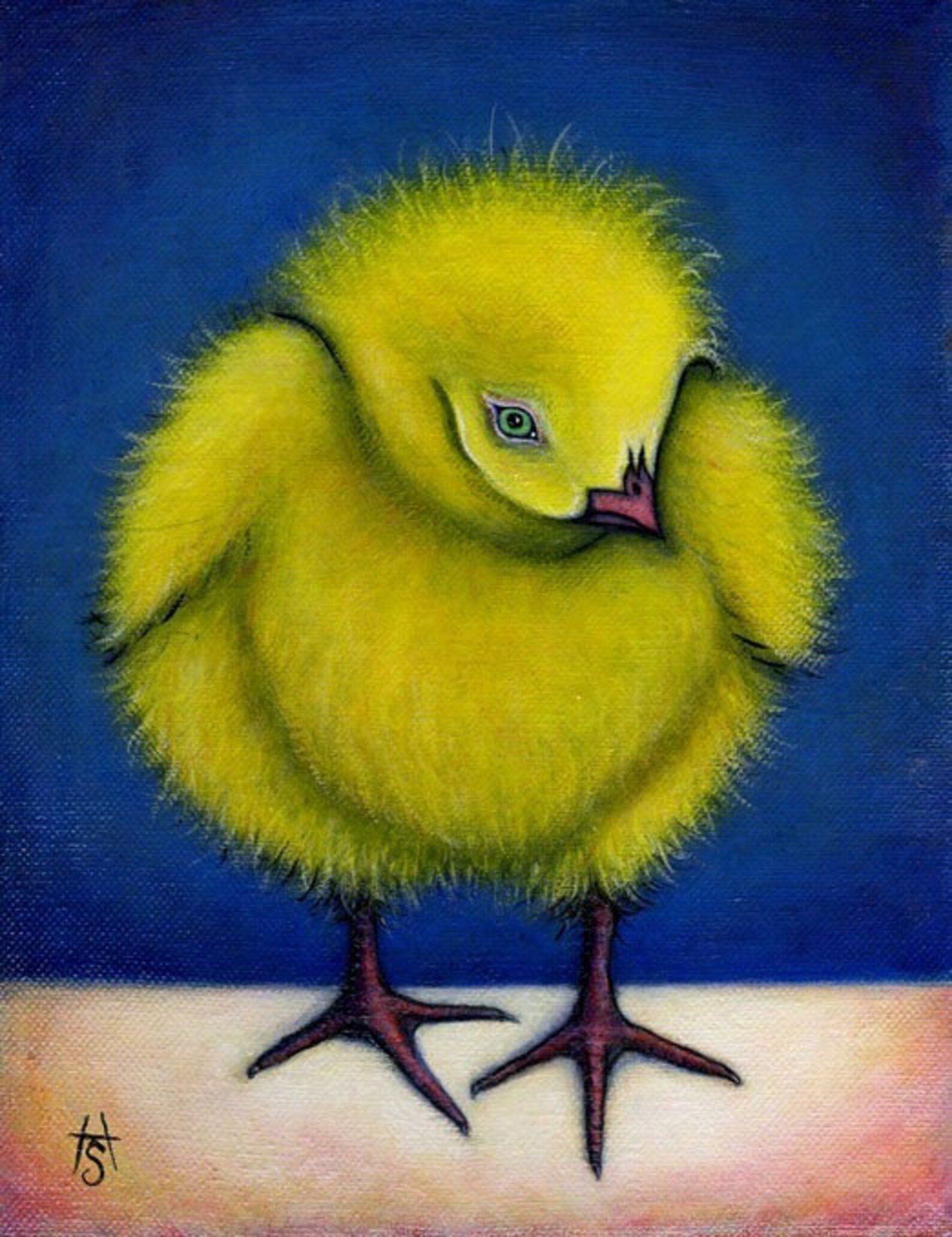 Fluffy Chick. 8 X 10 Print - Etsy