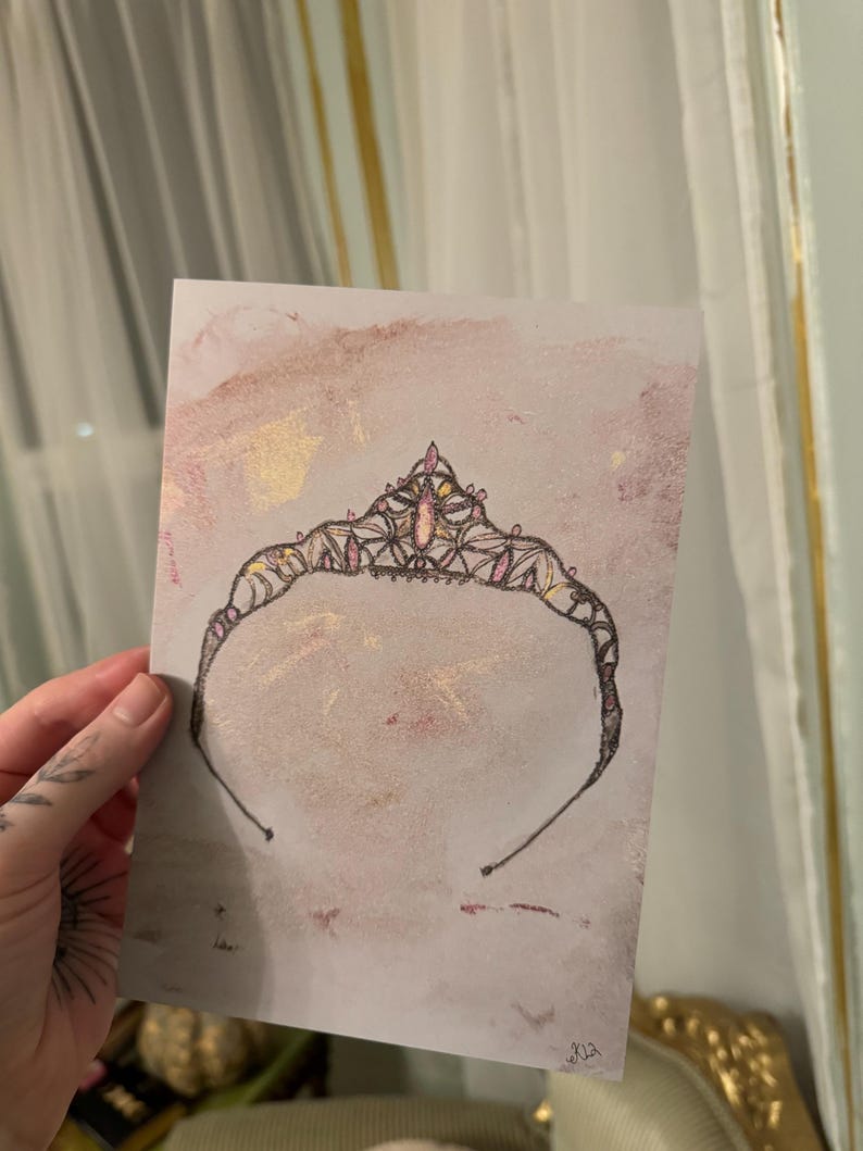 Tiara Art Print - Etsy