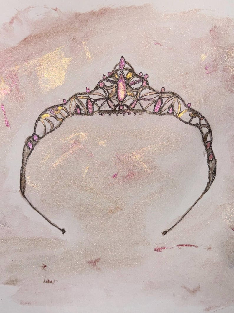 Tiara Art Print - Etsy