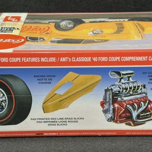 AMT Coca-cola 1940 Ford Coupe 1/25 Scale Model Kit - Etsy