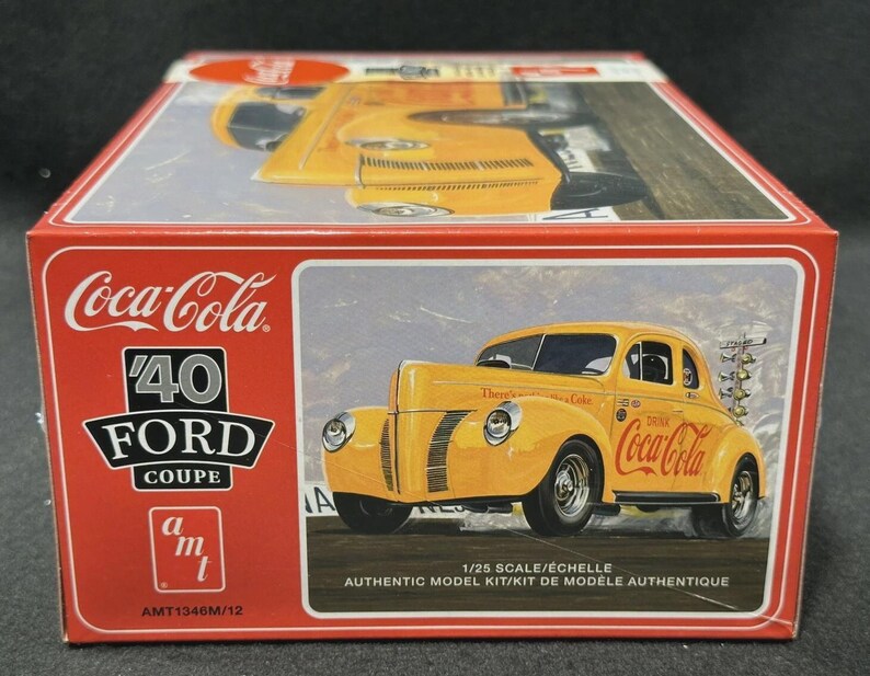 AMT Coca-cola 1940 Ford Coupe 1/25 Scale Model Kit - Etsy