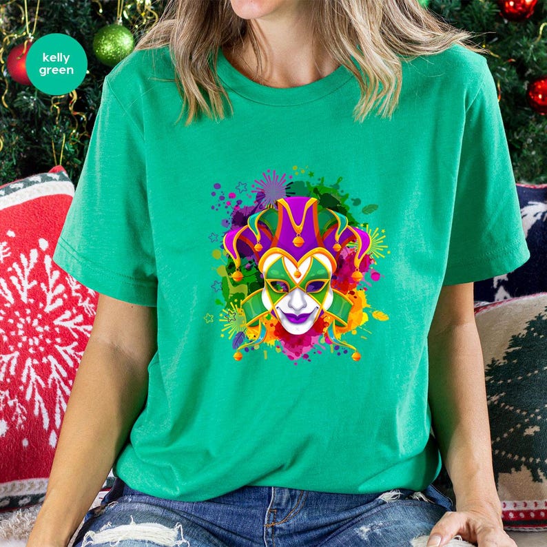 Mardi Gras Joker DTF Transfer, Ready to Press - Etsy