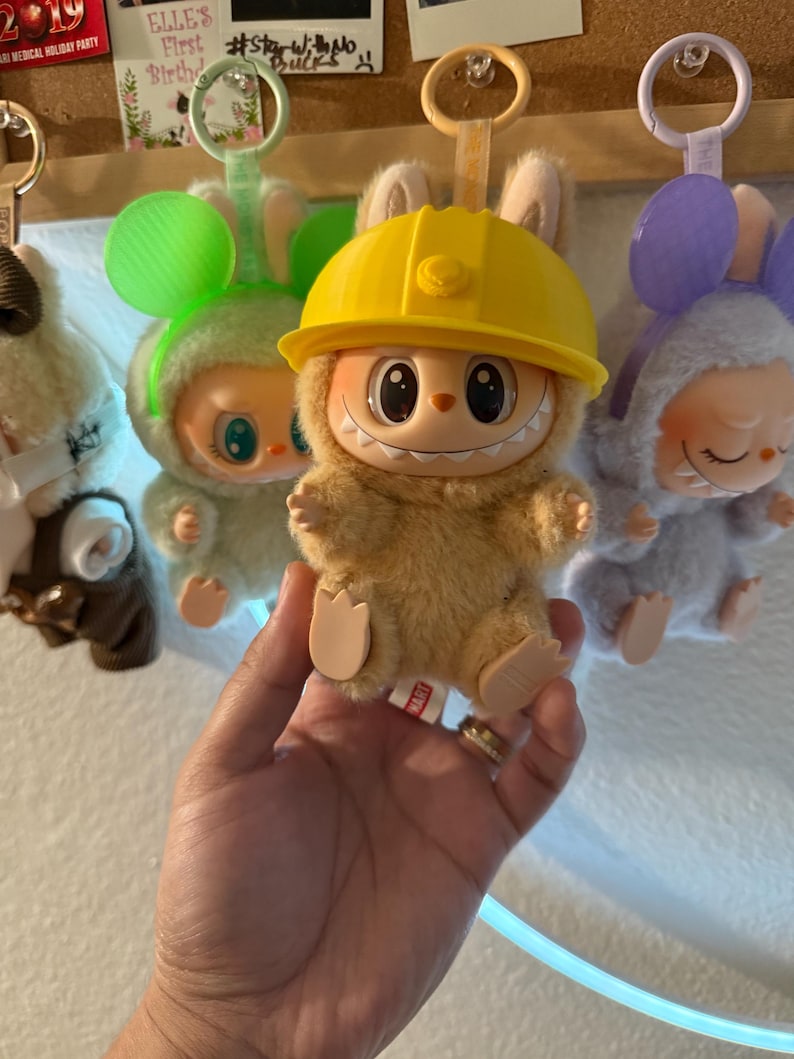 Custom 3D Printed Labubu Accessories With Secure Keychain Loop - Etsy ...