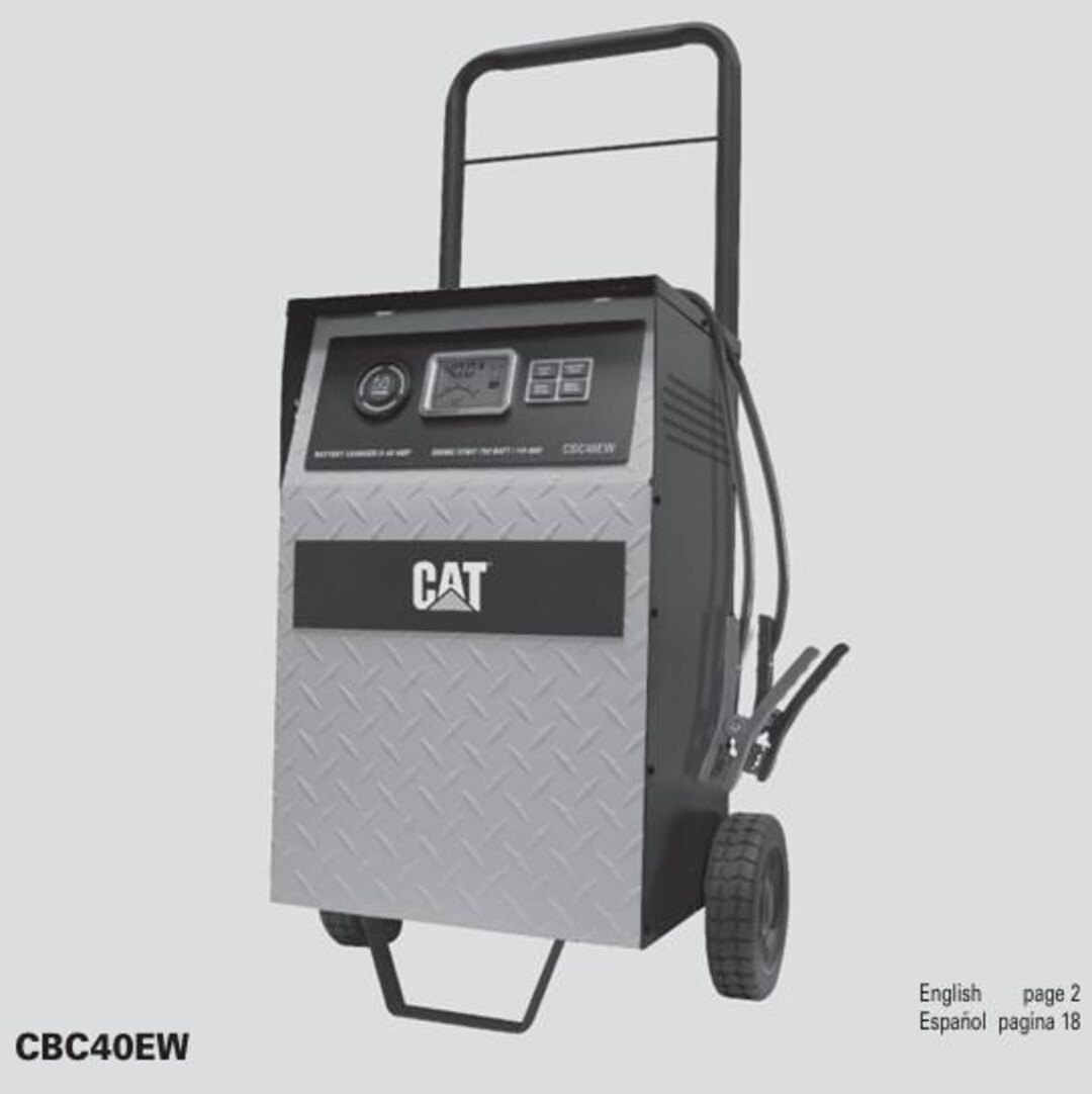 CAT CBC40EW Power Station / Jump Starter User Manual Complete Digital PDF Guide With Tips and ...