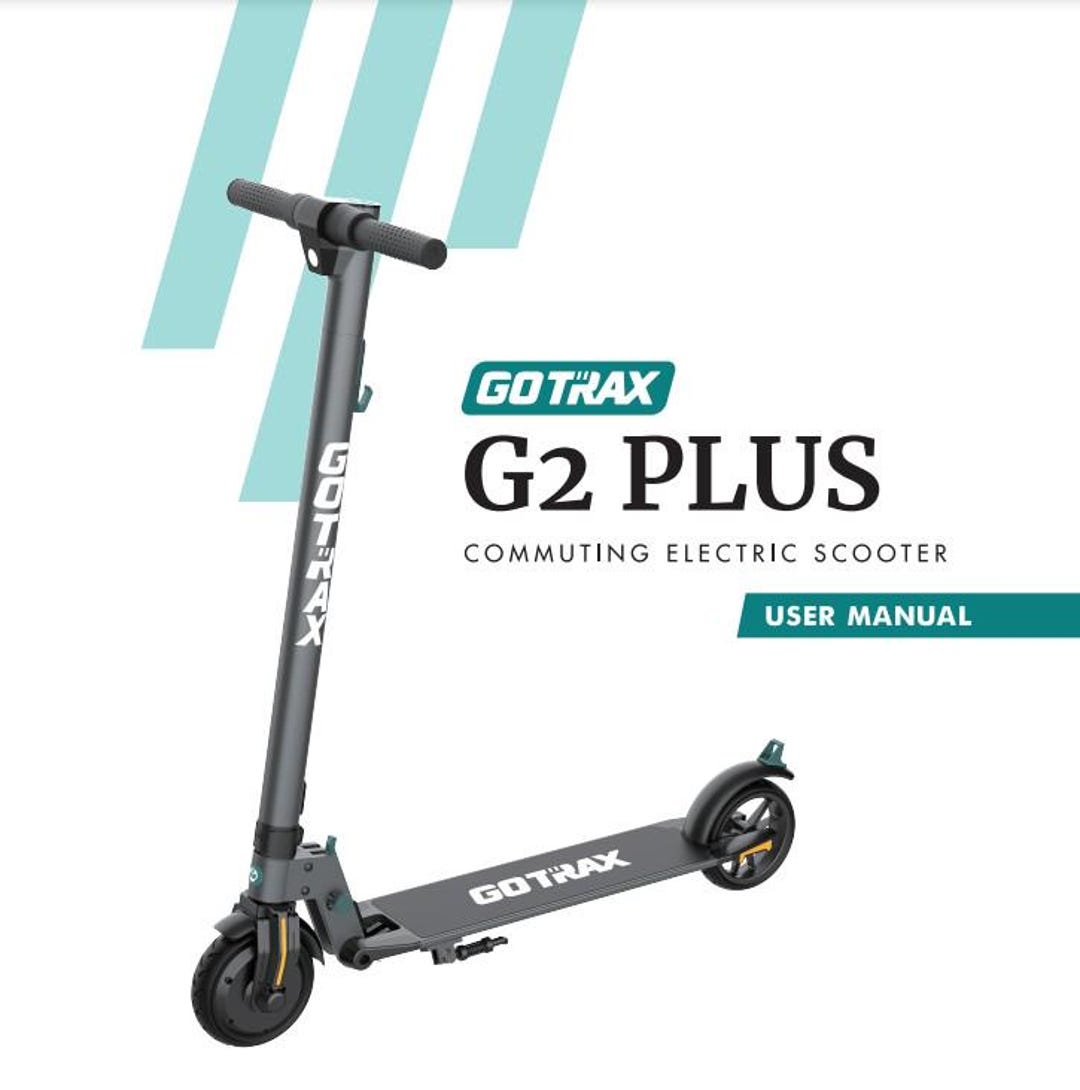 Gotrax G2 PLUS Electric Scooter Manual Download as PDF Complete User ...